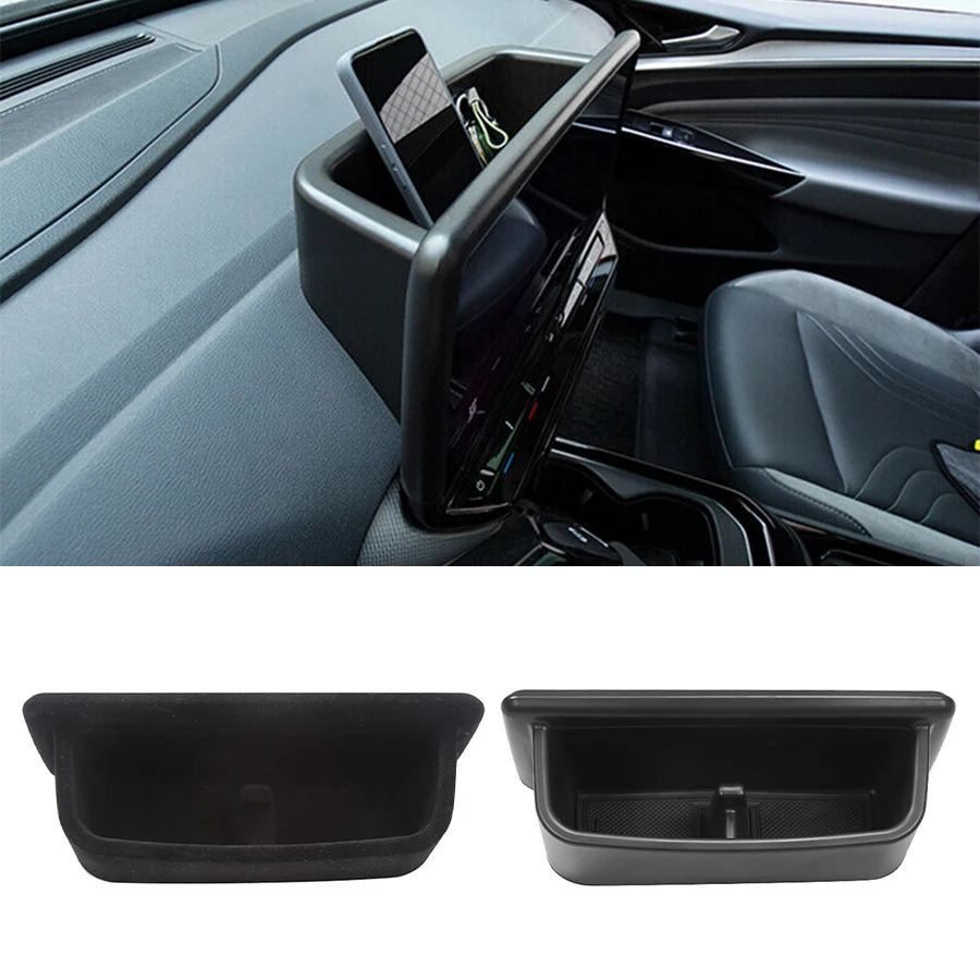 Car-Console-Dashboard-Rear-Storage-Box-ABS-Organizer-Flocked-Tray-for ...
