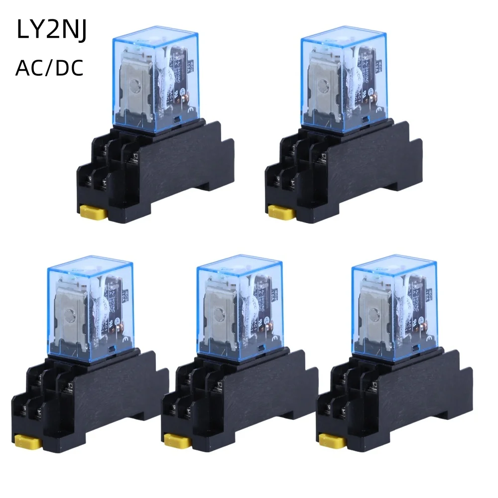 5Pcs General Purpose LY2NJ HH62P Electronic Micro Electromagnetic Relay ...