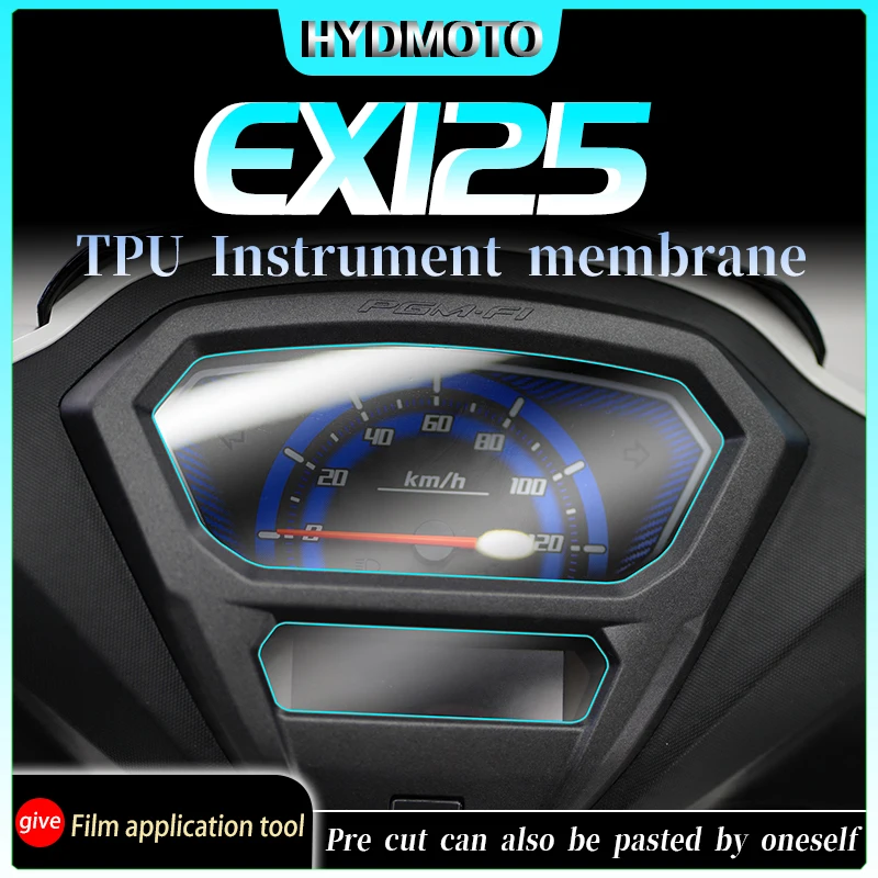 For-Honda-EX125-Instrument-film-headlight-tail-light-film-transparent ...
