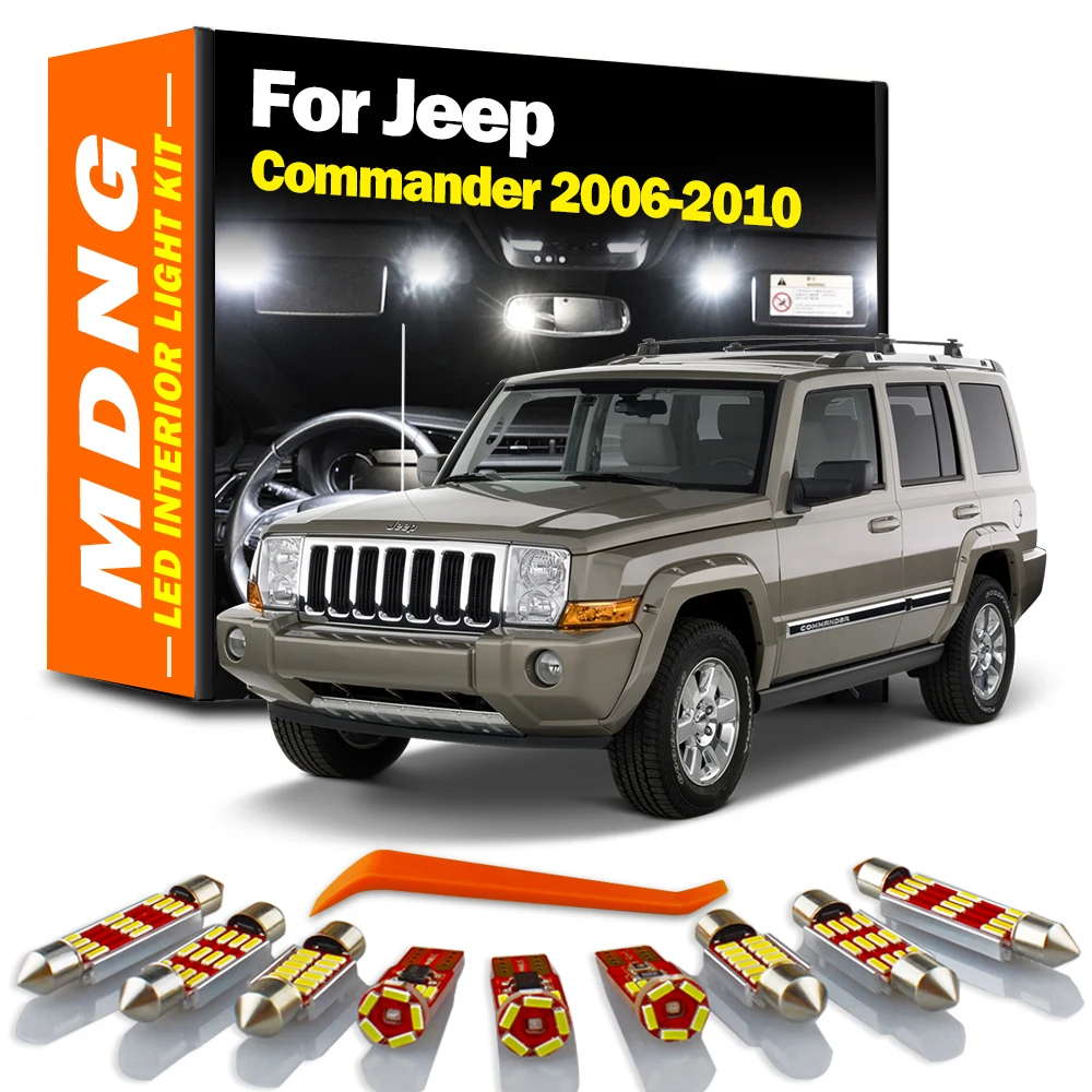 MDNG-14Pcs-Interior-Map-Dome-Trunk-Plate-Light-LED-Bulbs-Kit-Canbus-For ...