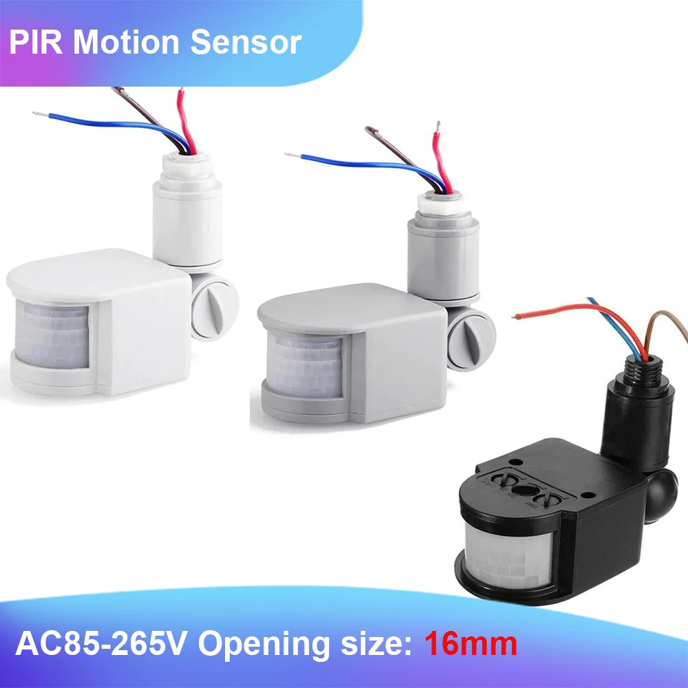 16mm Infrared PIR Motion Sensor Switch Motion Sensor AC 220V Automatic ...