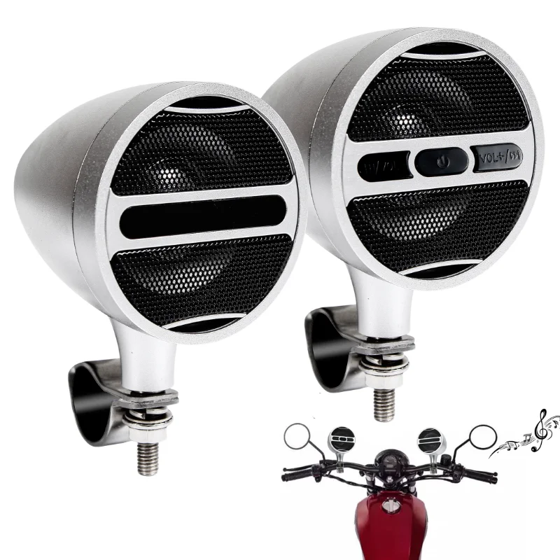 3-Inch-Motorcycle-Bluetooth-Speaker-Moto-Audio-MP3-FM-Radio-Player ...