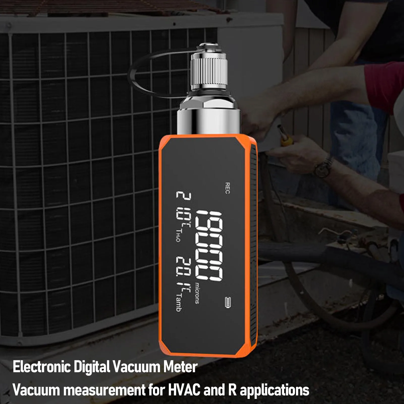 Pressure Tester Meter Digital Vacuum Meter 1-19000microns Accurate ...