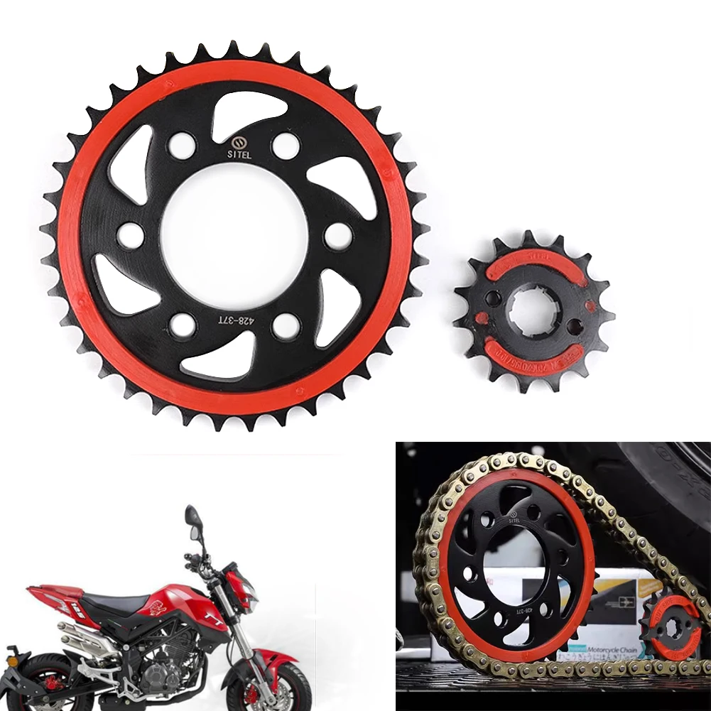 Motorcycle-Small-Sprocket-15-Teeth-Pinion-37T-Crankset-For-Benelli ...