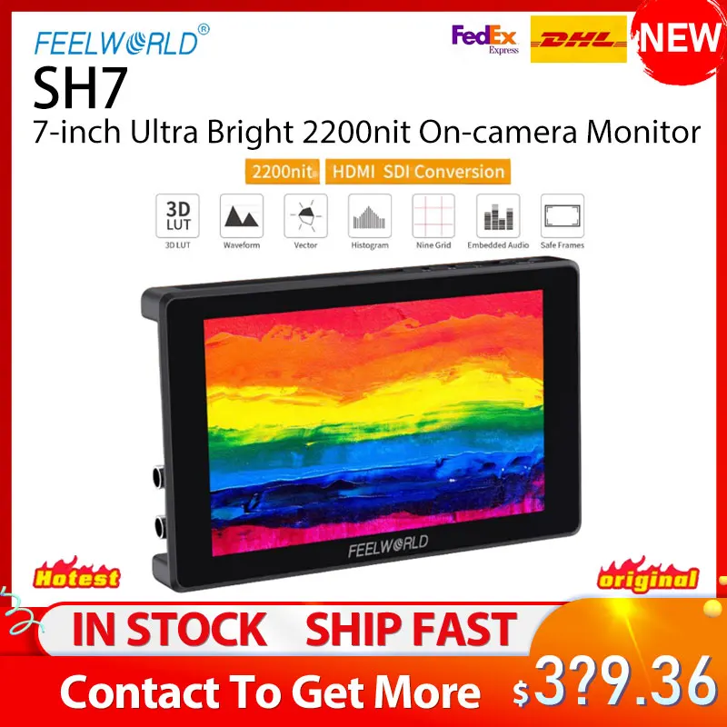 Feelworld-monitor-sh7-7-polegadas-com-convers-o-cruzada-monitor-hdr ...