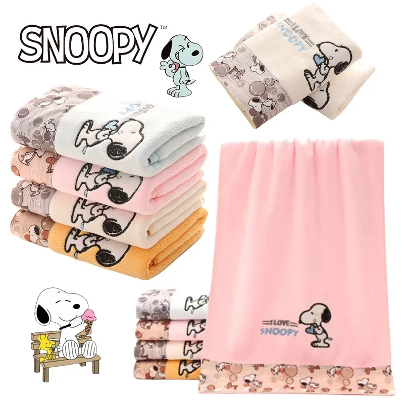 75-35cm-Snoopy-Cotton-Towel-Microfiber-Bath-Towel-Thickened-Soft ...