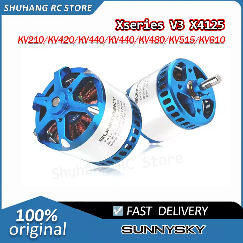 SunnySky X Series V3 X4125 KV210/KV420/KV440/KV480/KV515/KV610 ...