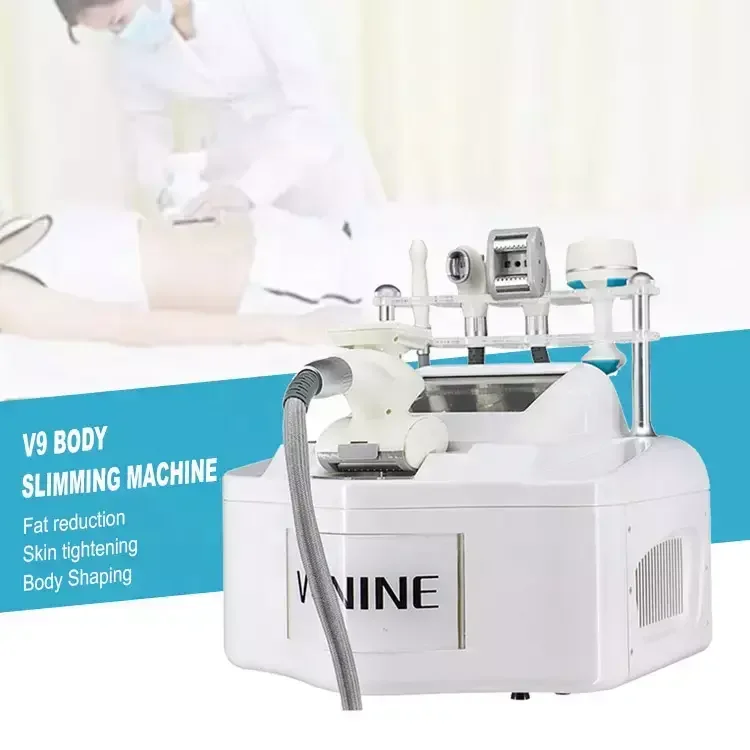 Portable 6 In 1 Vacuum Roller Slimming Machine With 40K Cavitation Body ...