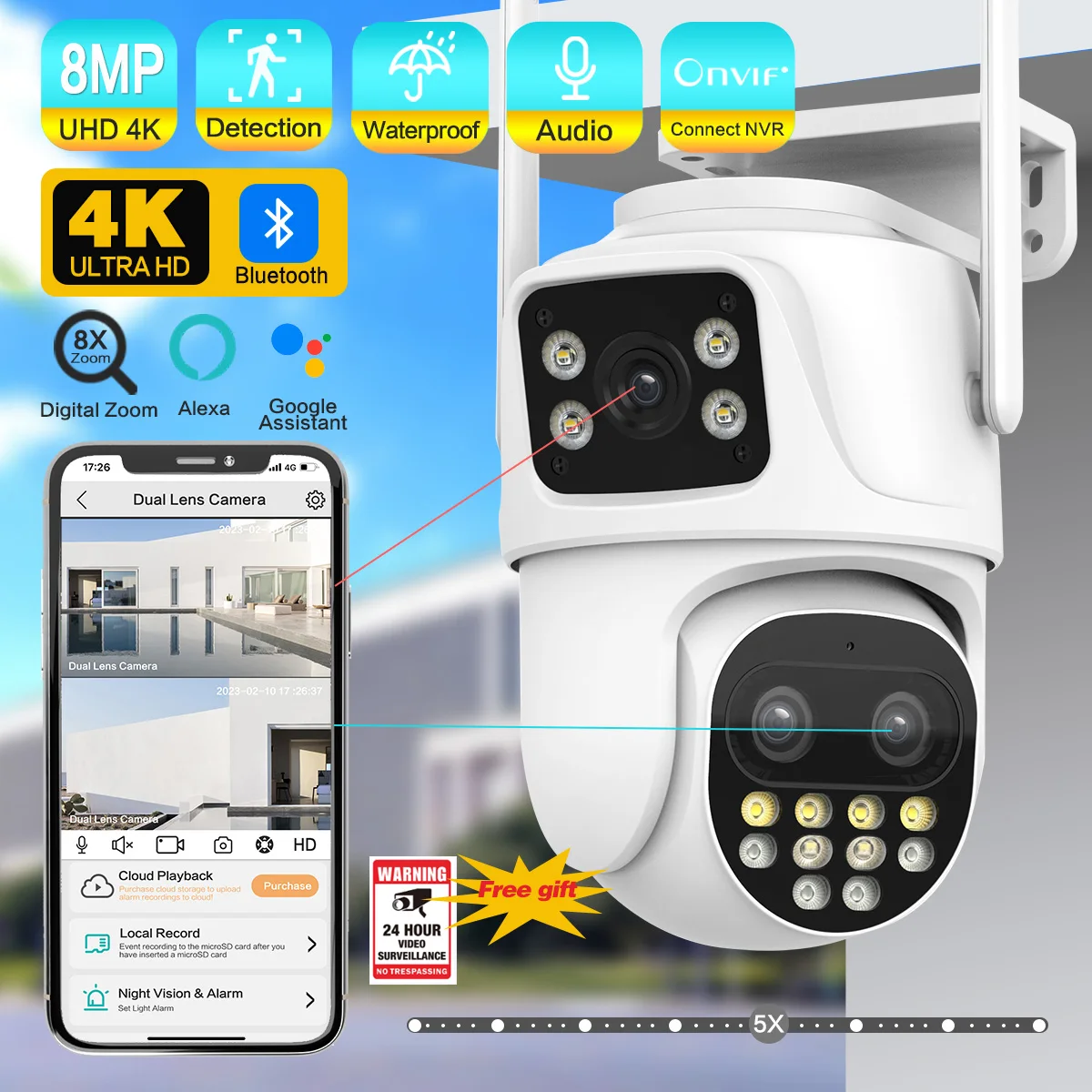 4K-8MP-12MP-6K-HD-WIFI-IP-Camera-8X-Zoom-Three-Lens-Security-CCTV-6MP ...