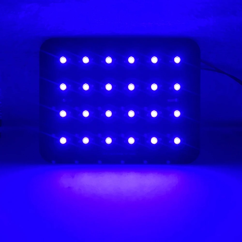 24W Purple-blue 430nm~440nm LED + PCB for DIY Lamp Spot Light Bulb ...