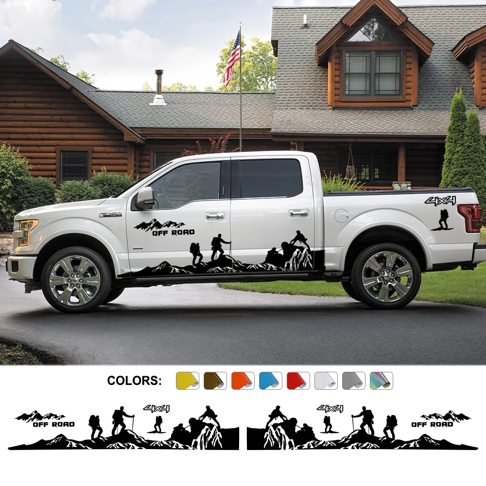 Pickup-Sticker-For-Ford-Ranger-Raptor-F150-Toyota-Hilux-Dodge-RAM-Isuzu ...