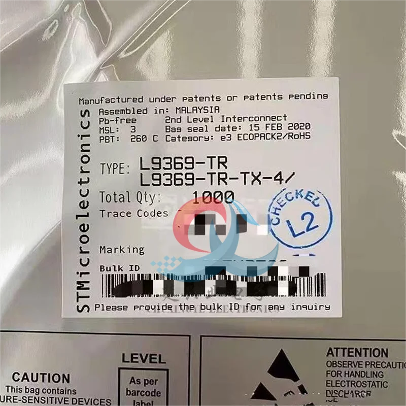 5PCS L9369-TR LQFP-64 New and Original