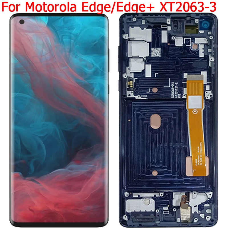 Original For Motorola Edge XT2063-3 Display LCD Screen With Frame 6.7 ...