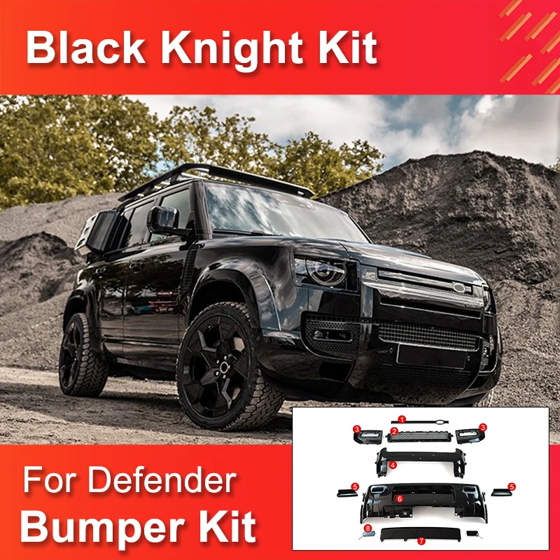 Body-Kits-for-Land-Rover-Defender-110-Accessories-2020-2024-Bumpers-for ...