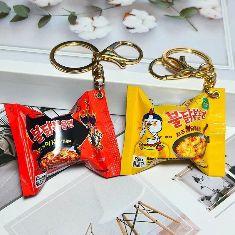 ature Instant Noodles Keychain Turkey Flavour Bag Charm Food Themed Toy ...
