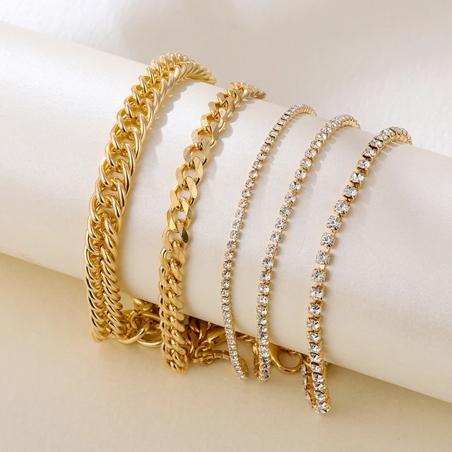 Gold Multi Chain Bracelet