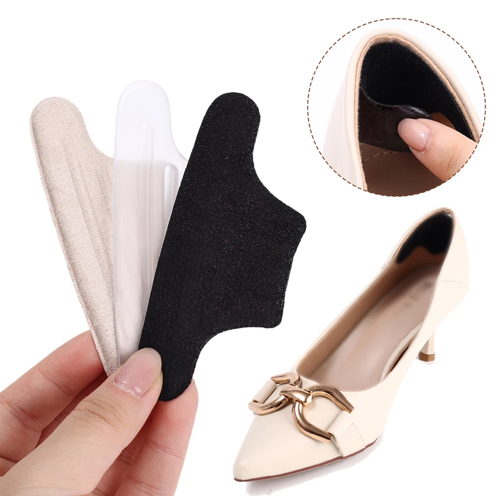 Couleur 01-transparent taille comme image 1Pairs Heel Insoles Pads ...