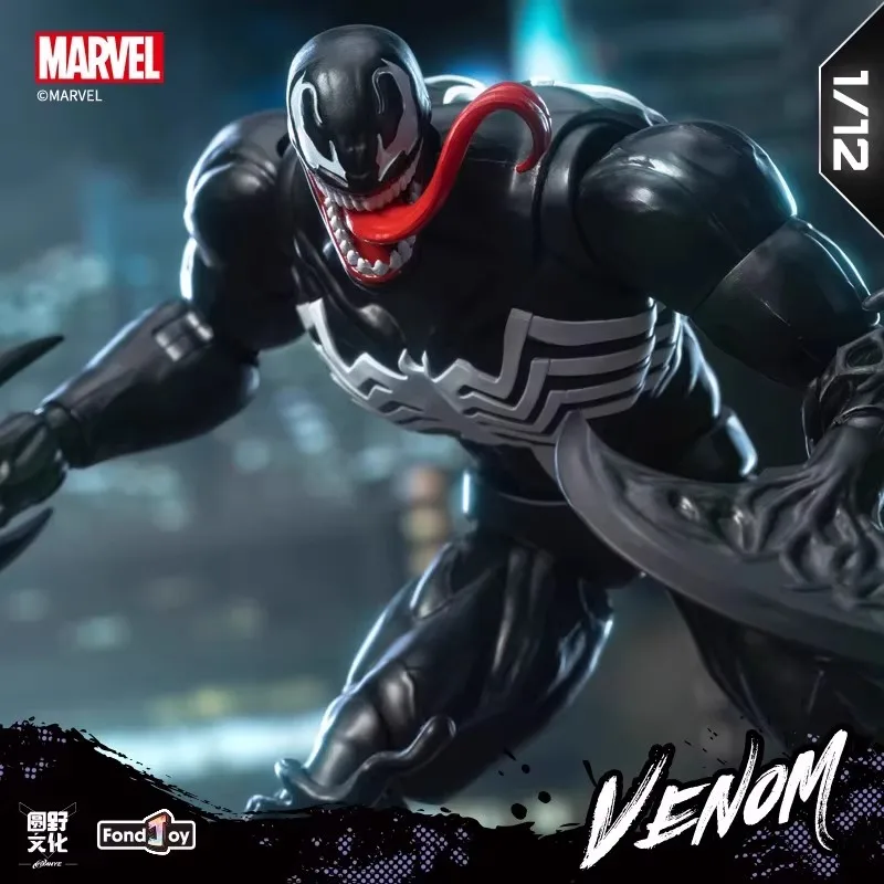 Genuine Fondjoy Marvel Venom Anime Figure Kit 1/12 Venom Action ...