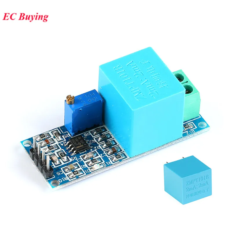 AC-Current-Sensor-ZMPT101B-High-Precision-Current-Transformer-Board ...