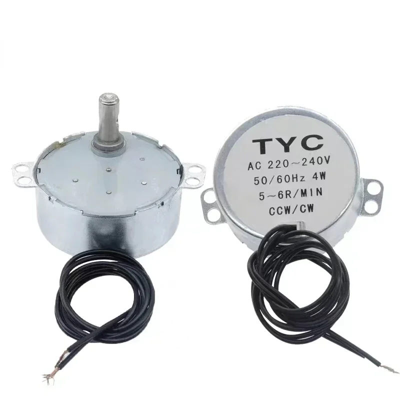 TYC Synchronous Motor AC 12V 220~240V 5/6 R/min 50/60Hz CW/CCW 4W 15mm ...
