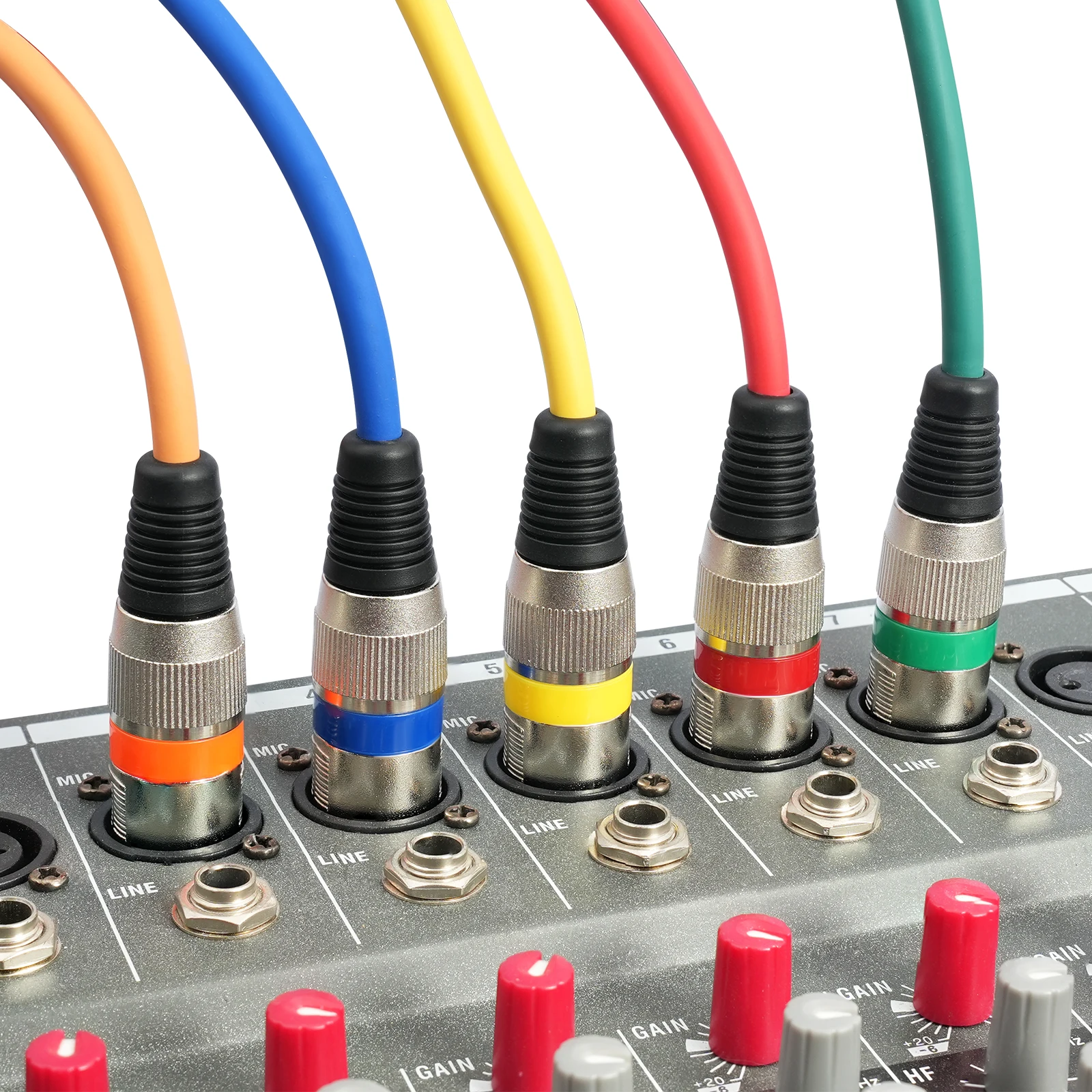 6-10Pcs-3-Pin-Balanced-Shielded-XLR-Cable-3-Pins-Balanced-XLR ...