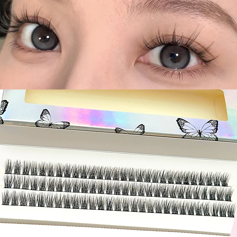 Individual-Eyelash-Clusters-Russia-Volume-Mink-Eyelash-Extension ...