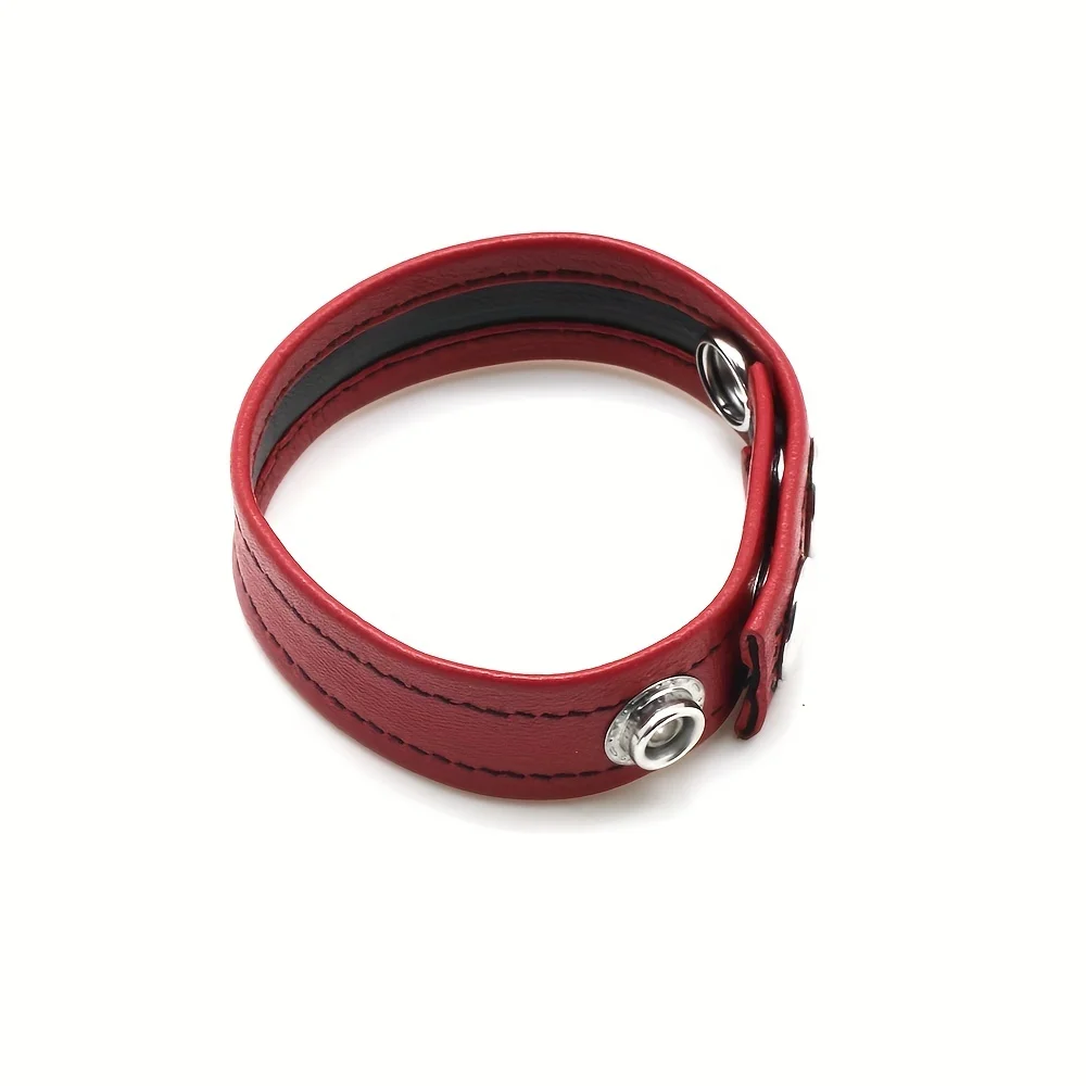 Adjustable-Leather-Penis-Ring-Male-Harness-Delay-Lock-Rings-Constraint ...