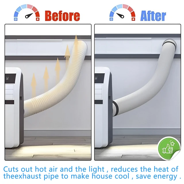 Air Conditioner Hose Cover Konghyp Wrap - Ac Hose Duct Vent Cover ...