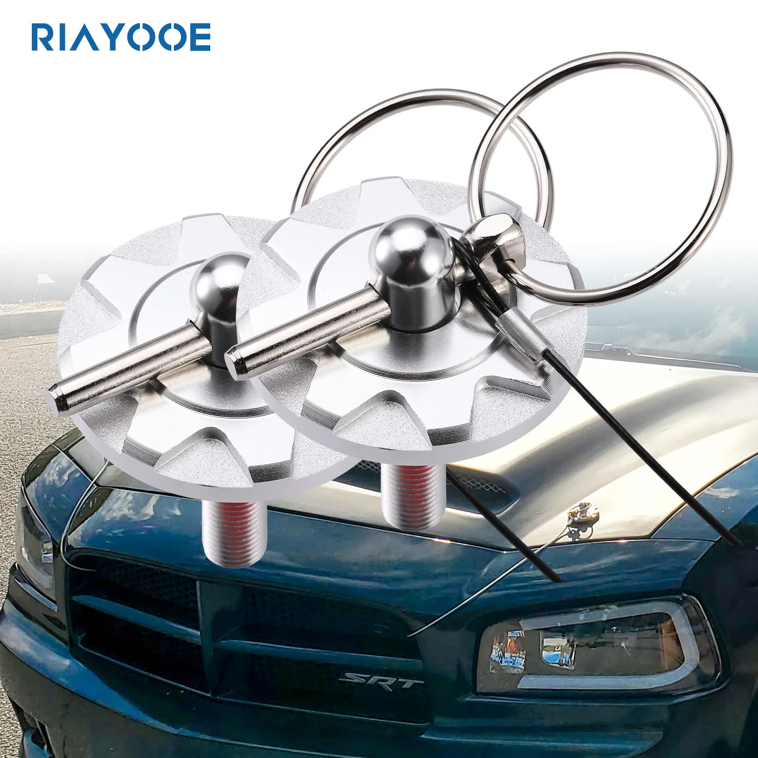 1Pair-Hood-Engine-Bonnets-Lock-Car-Racing-Hood-Pin-Lock-Appearance-Hood ...