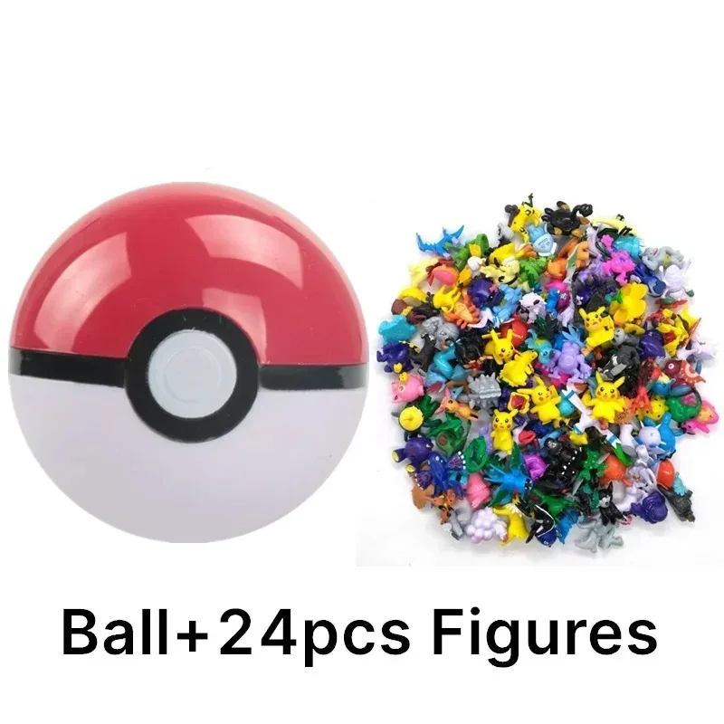 Pokemon-7cm-Pokeball-with-Figures-Action-Anime-Figures-Cute-Model-Toy ...