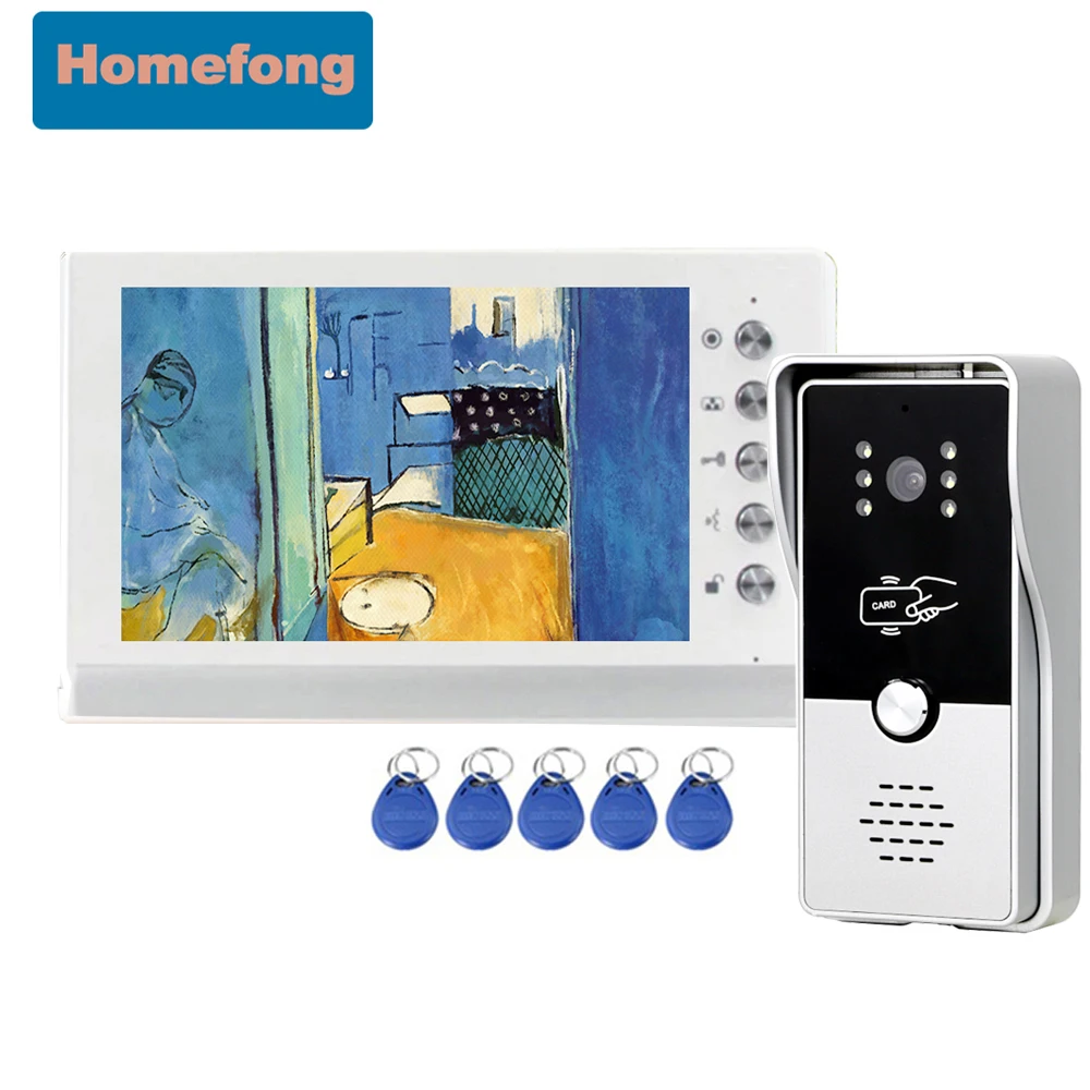 Homefong-7-Inch-Wired-Video-Door-Phone-Intercom-Monitor-Wired-Color ...