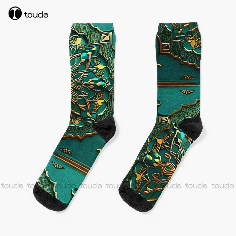 Arabic-Theme-Mandala-Ramadan-Ramadan-Theme-Arabic-Islam-Islamic-Socks ...