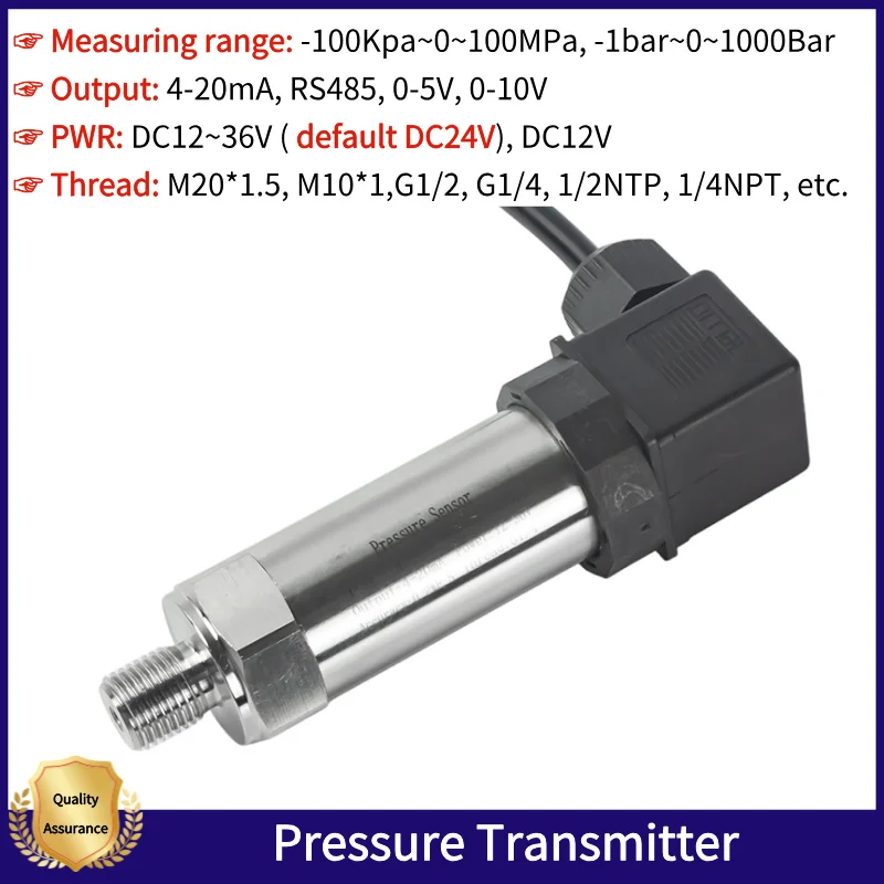 0-600bar-0-400bar-0-10bar-0-4bar-Pressure-Sensor-Transmitter-to-4-20mA ...