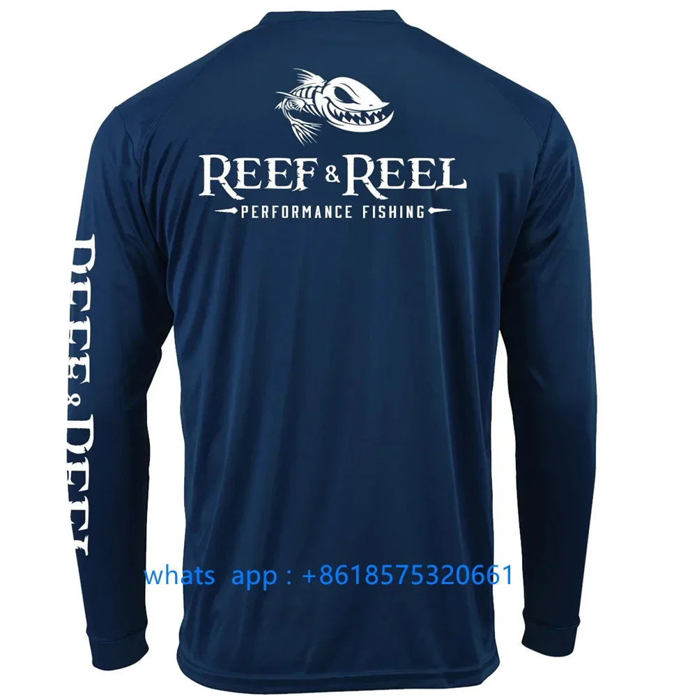 Reef-reel-Men-Fishing-Long-Sleeve-Shirt-Outdoor-Activities-Hiking ...