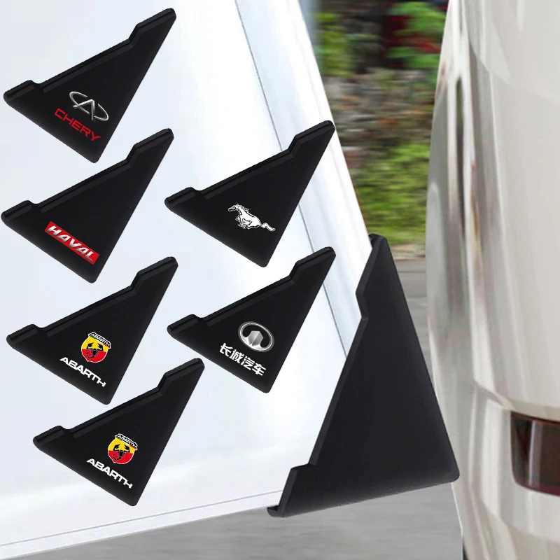 2pcs Car Door Corner Anti collision Stickers for Citroen C4 C4L C6 C3 ...