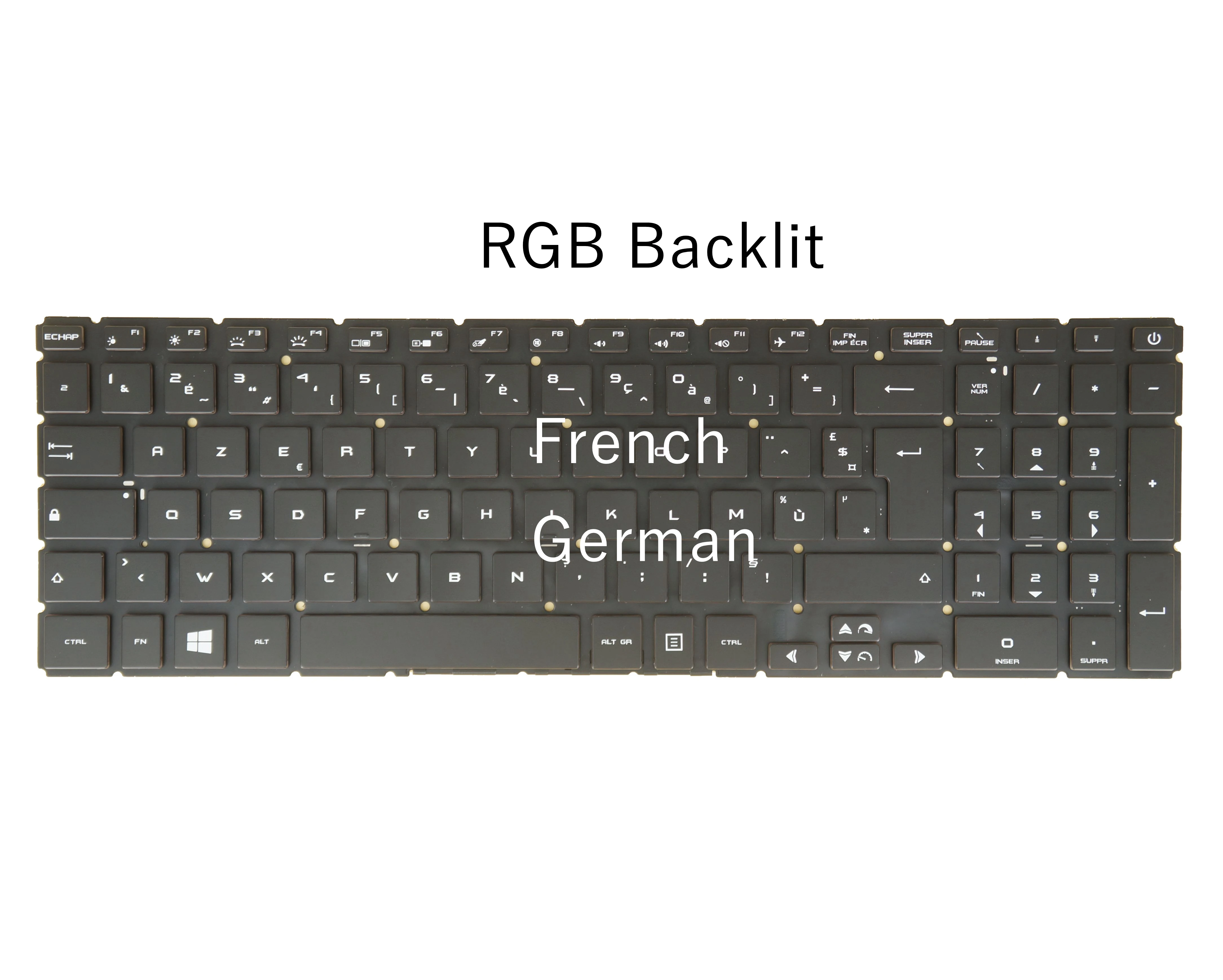 Bahasa Perancis Bahasa Jerman Keyboard untuk Casper 0KN4 071FR13 9Z ...