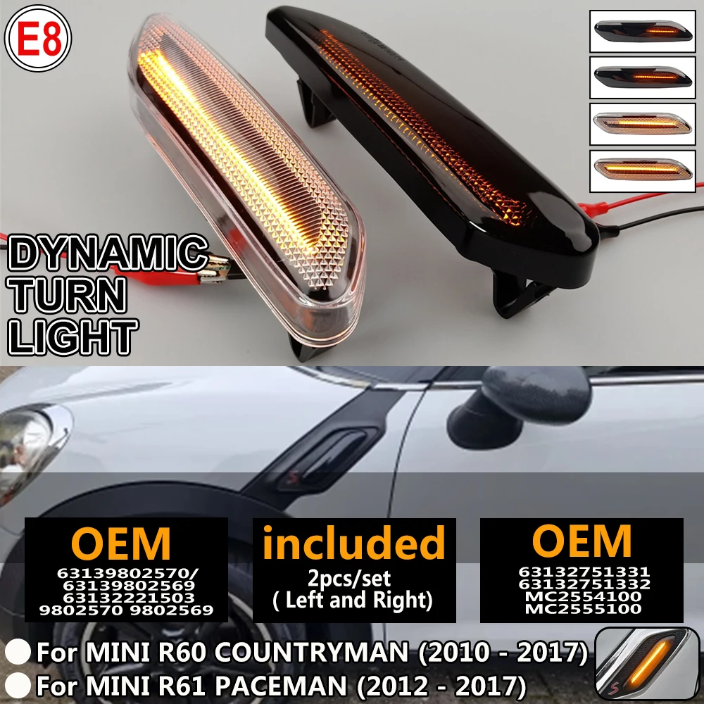 Car-Side-Marker-LED-Turn-Signal-Light-For-Mini-Cooper-R60-R61 ...