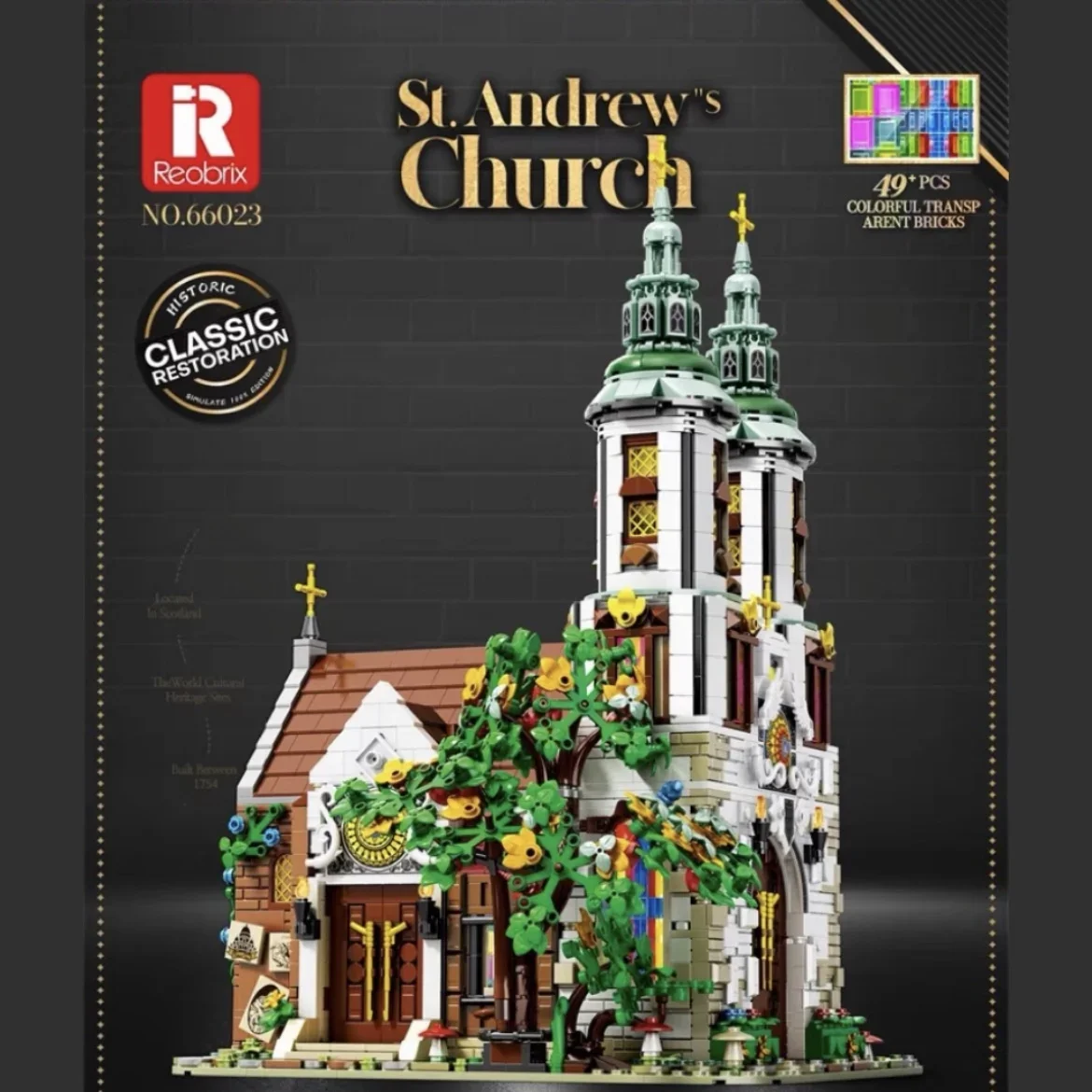 Creative-Expert-Street-View-St-Andrew-s-Church-City-Moc-Bricks-Modular ...