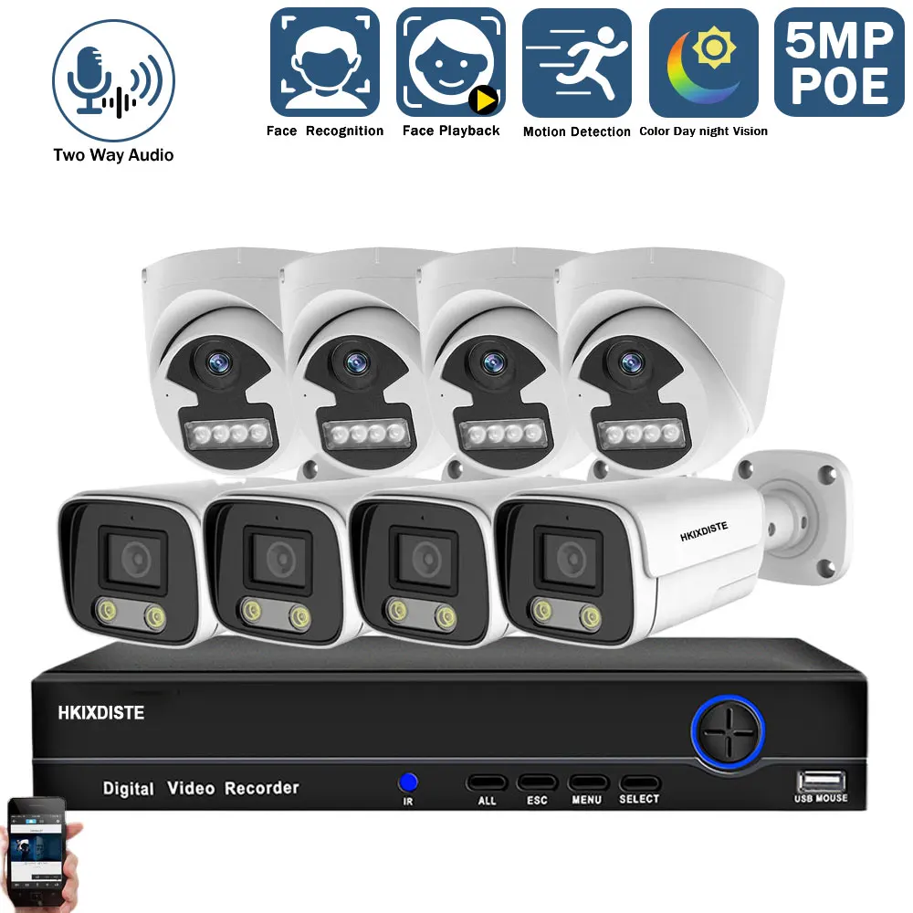 5MP-Security-Camera-System-POE-4K-8CH-NVR-Kit-2-way-audio-CCTV-Video ...