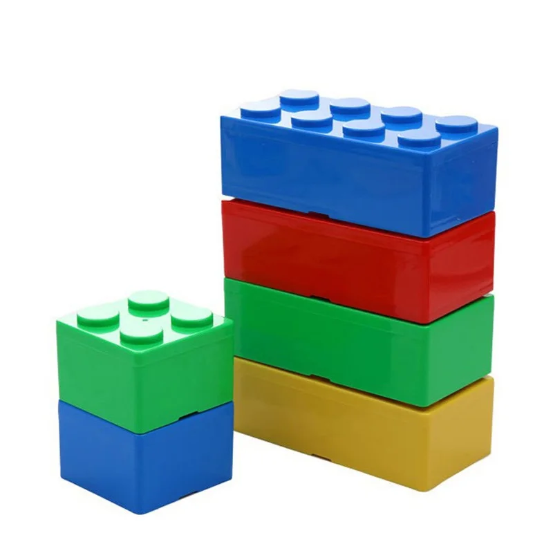 Creative-Storage-Box-Building-Block-Shapes-Plastic-Saving-Space-Box ...