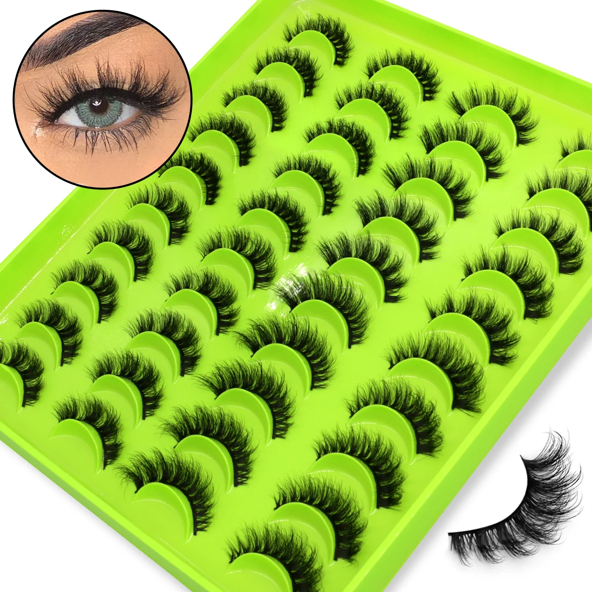 GROINNEYA-lashes-3D-Faux-Mink-Lashes-Natural-False-Eyelashes-Dramatic ...