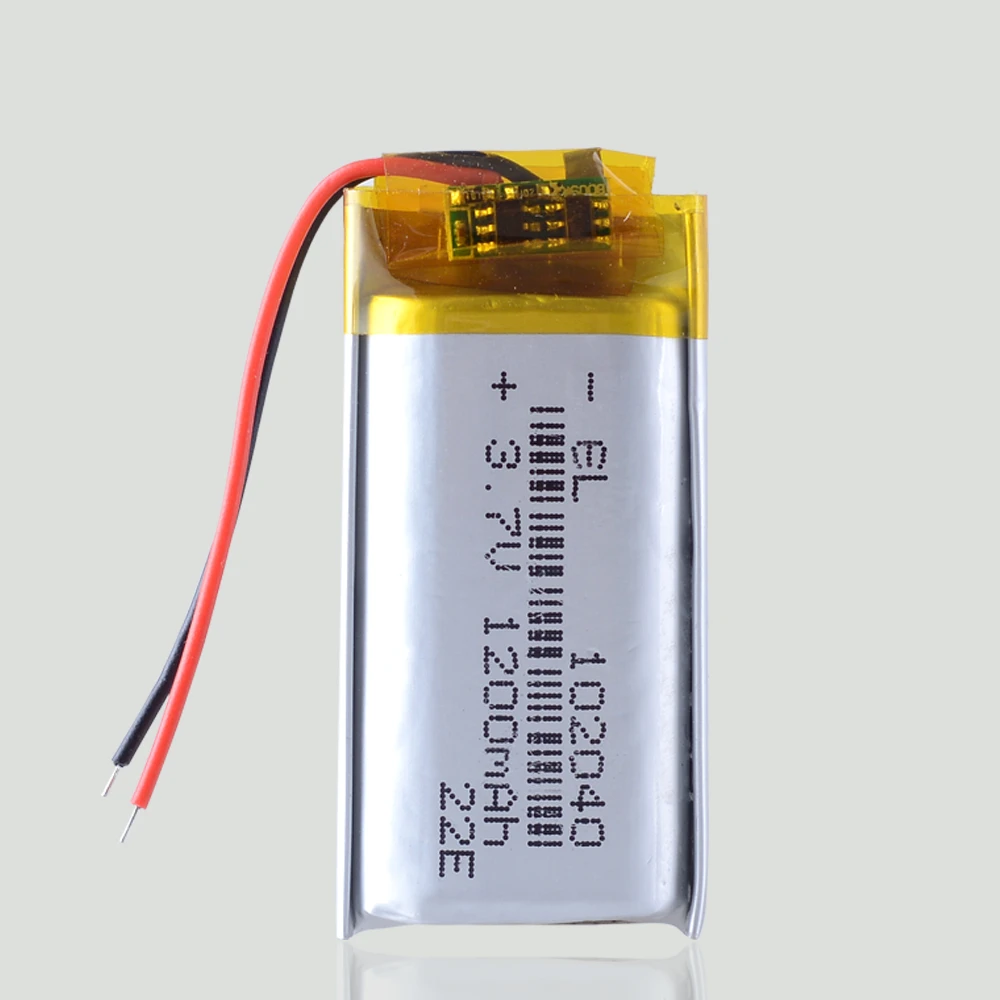3.7V 1200mAH 102040 Polymer Lithium ion / Li-ion Battery For GPS Mp3 ...
