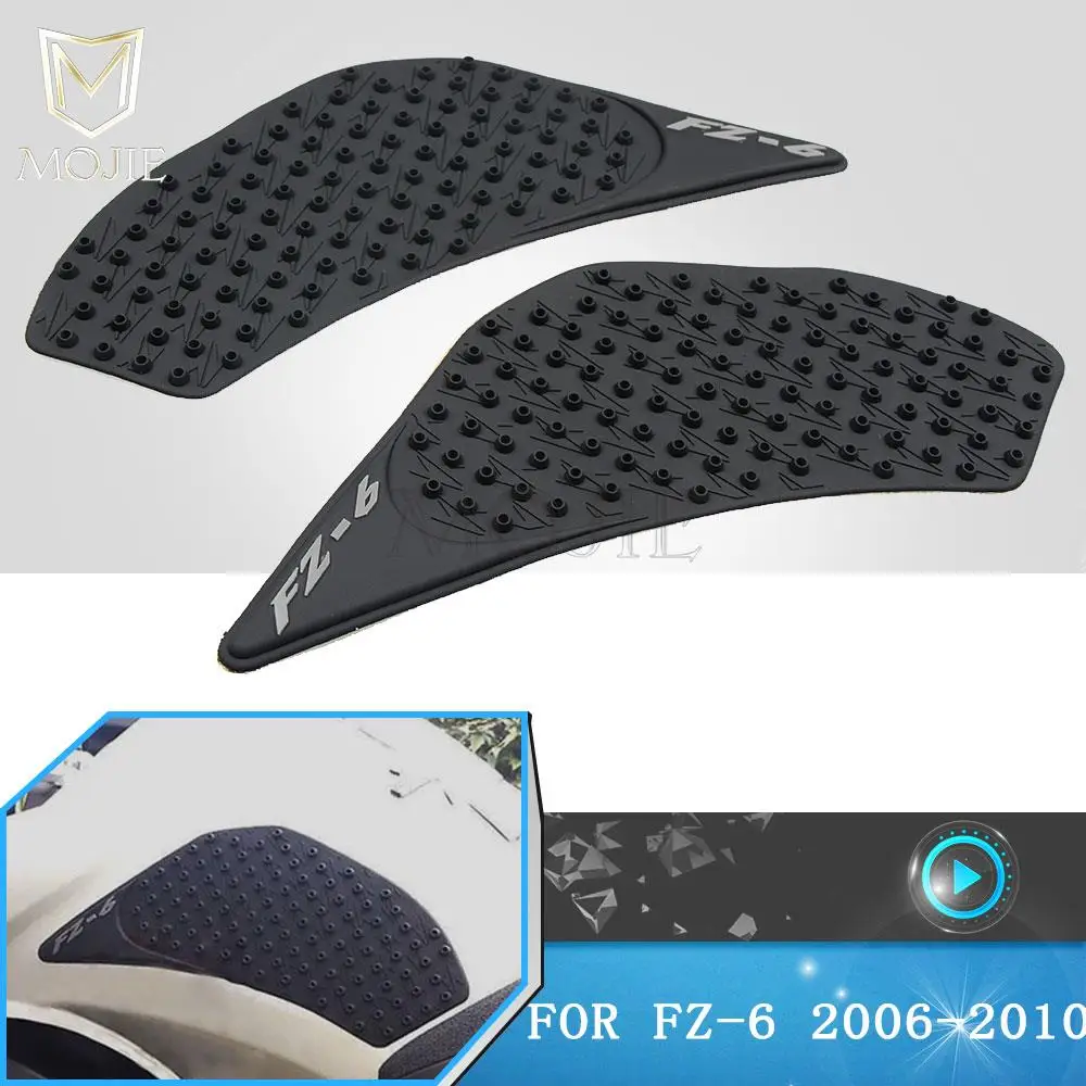 FZ6-Motorcycle-Anti-Slip-Tank-Pad-Sticker-Knee-Grip-Traction-Side ...