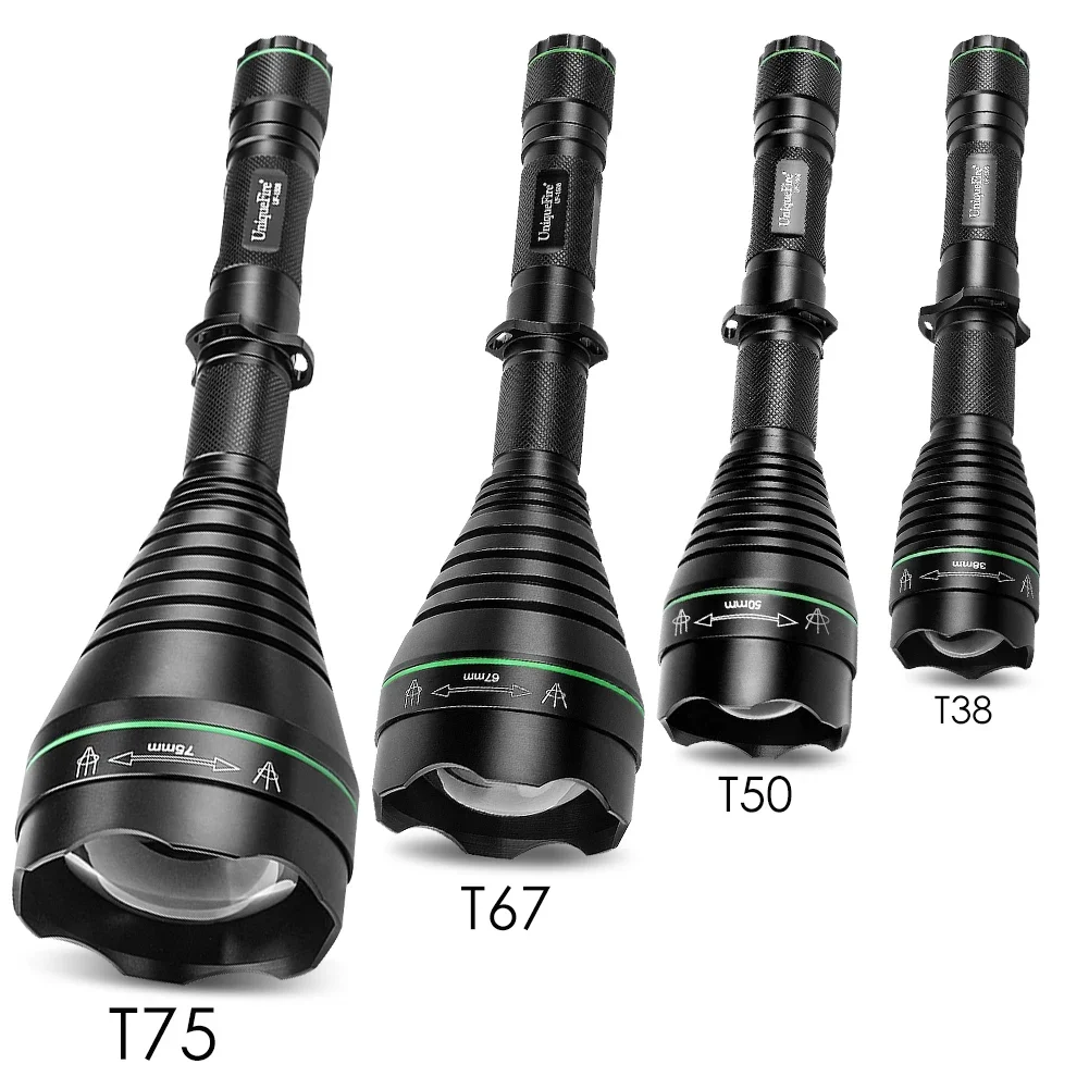 UniqueFire-1508-T38-T50-T67-T75-IR-940nm-Hunting-LED-Flashlight-Night ...
