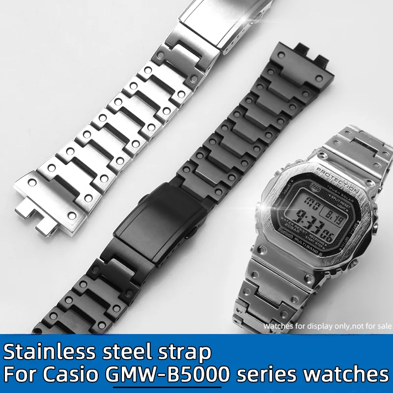 GMWB5000 case+Strap Metal Mod Kit For G-SHOCK 3459 Casio Small Silver ...