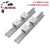 2 Pcs Sbr12 Linear Rail Guide Slide+4pcs Sbr12uu Bearing Block Length ...
