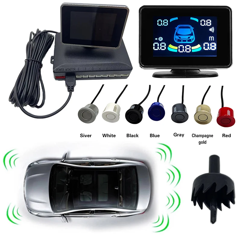 Multiple-Parking-Sensor-Parktronic-Electronics-Rear-Auto-Detector ...