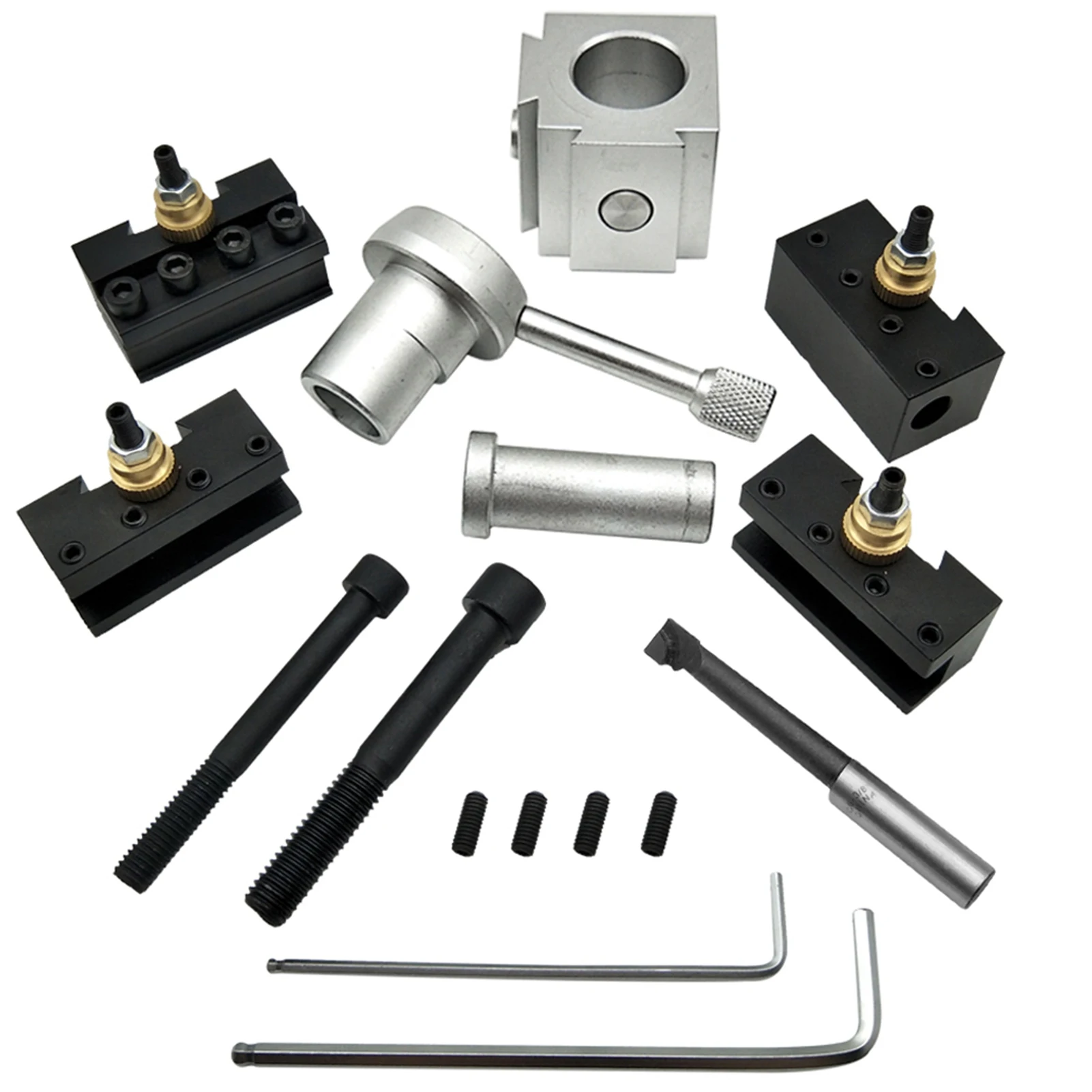 Tool Lathe Tool Holder Post Cutter Holder Screw Kit Set Boring Bar ...