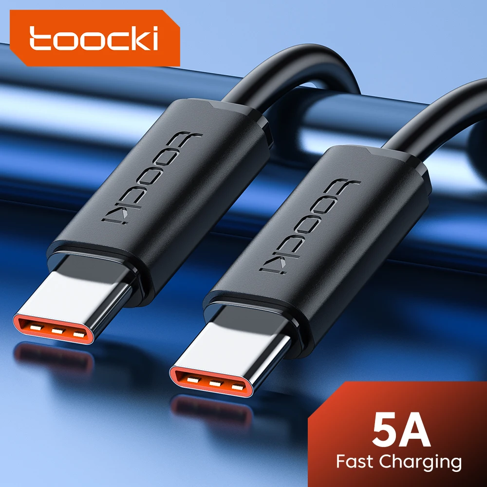 Toocki USB C To USB Type C Cable USBC PD Fast Charging Charger Cord USB ...