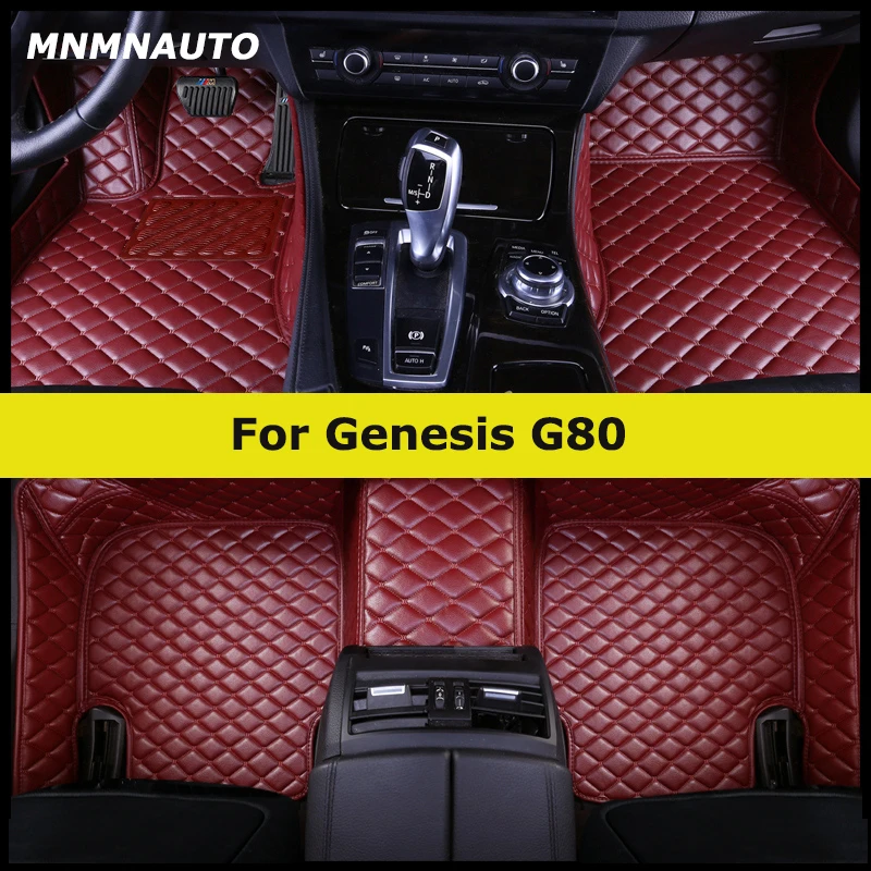 MNMNAUTO-Custom-Car-Floor-Mats-For-Genesis-G80-Auto-Carpets-Foot-Coche ...